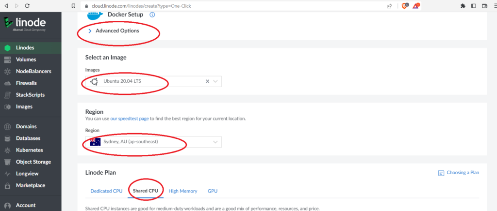 Linode Docs How To Create A 5 Monthly Linode Virtual Private Server Solid Future